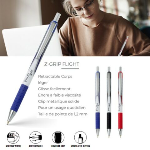 Stylo rétractable Z-Grip - MFDIFFUSION